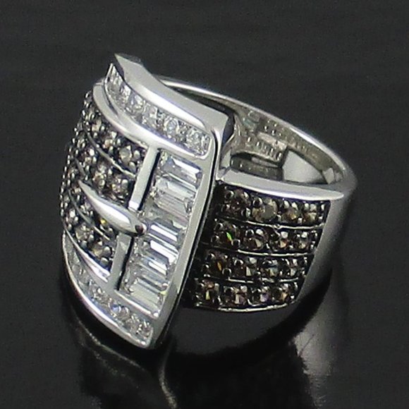 Absolute Simulated Diamond | Jewelry | 57ct Absolute Sterling Buckle ...
